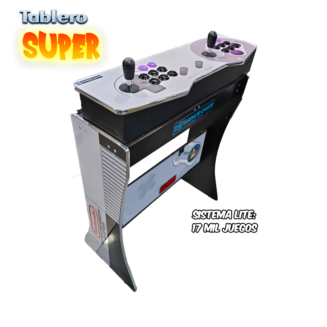 Tablero Arcade SUPER – Gamer Over Cinematicos