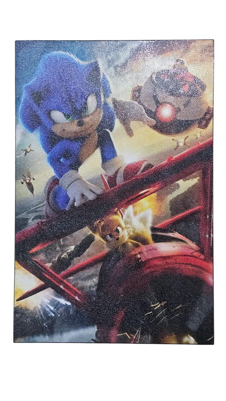 Cuadro Decorativo Diseño Sonic – Gamer Over Cinematicos